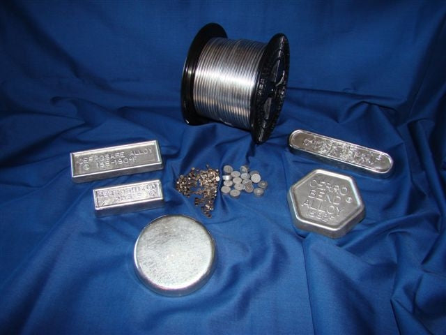 Bolton Metal Product Cerro Low Melt Alloys Fusible Alloys – Bolton ...